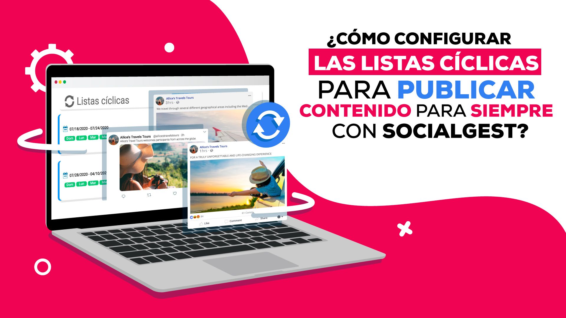 ¿Cómo configurar las listas cíclicas para publicar contenido para ...
